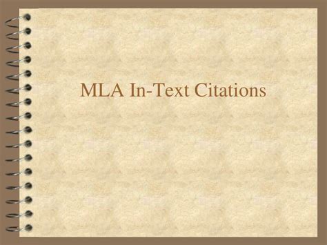 PPT MLA In Text Citations PowerPoint Presentation Free Download ID