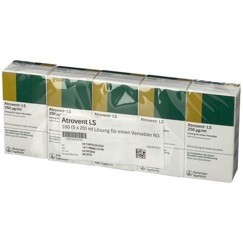 Atrovent® Ls 250 µg Ml 5x20 Ml Mit Dem E Rezept Kaufen Shop Apotheke