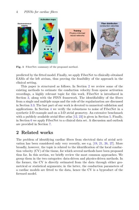 Physics Informed Neural Networks To Learn Cardiac Fiber Orientation From Multiple