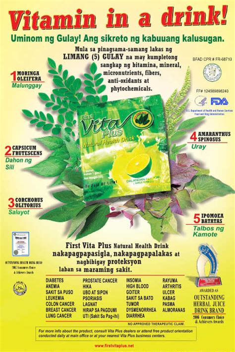 First VitaPlus: Product Health Benefits