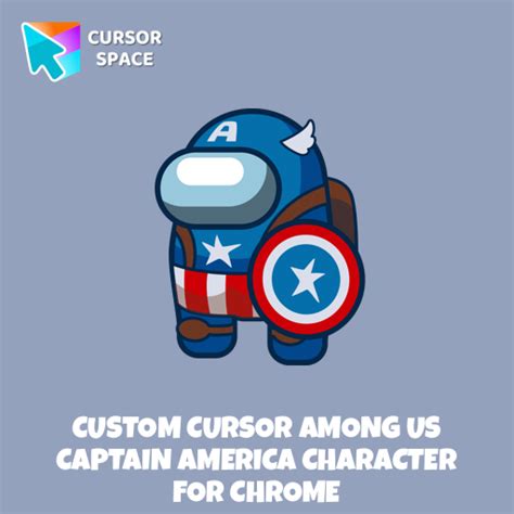 Custom Cursor Custom Cursor Among Us Captain America Character For