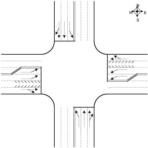 Reversible Lane Control Method At Intersection Under Influence Of Left Turn Short Lane Eureka