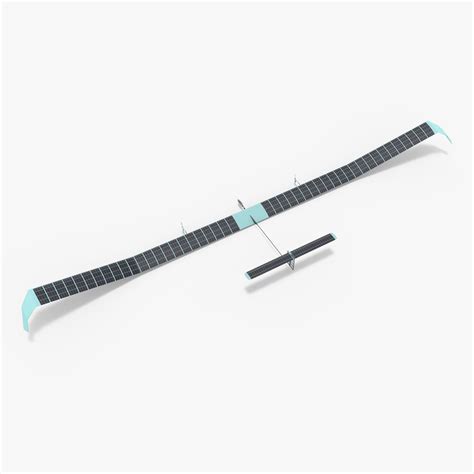 Solar Powered Unmanned Aircraft D Model Ds Blend C D Fbx Max Ma Lxo Obj Free D