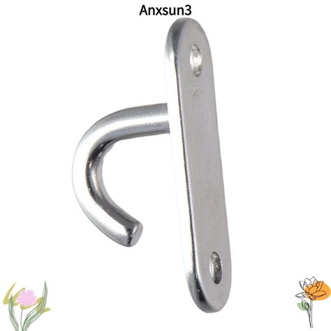 Anxsun3 สกรูเพดาน Heavy Duty ตะขอสแตนเลส Mount แผ่นดาดฟ้าประตูหัวเข็ม