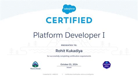 Rohit Kukadiya On Linkedin Salesforce Pd1 Trailhead 18 Comments