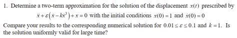 solved 1 determine a two term approximation for the