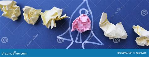Drawn Rocket With Crumpled Stickers And Launch Up Stock Image Image