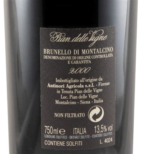 2000 Pian Delle Vigne Brunello Di Montalcino Tinto