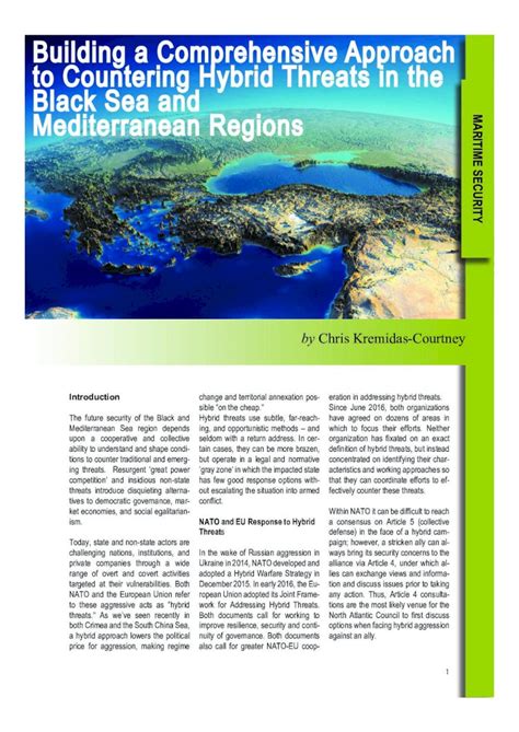 Pdf Building A Comprehensive Approach To Countering Hybrid · Cyber