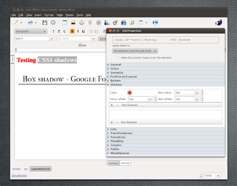 bluegriffon web wysiwyg editor reaches version 1 0 ~ web upd8 ubuntu