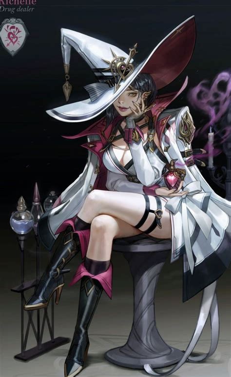 Pin By Niffty The Gremlin On Witchish Anime Poses Female Concept Art