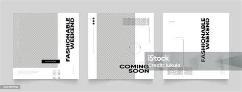 소셜 미디어 템플릿 배너 블로그 패션 판매 프로모션 완전히 편집 가능한 사각형 포스트 프레임 퍼즐 유기적 판매 포스터 신선한 흑인 흰색 요소 모양 벡터 배경 Fashion