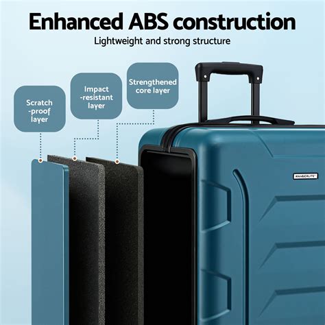 Wanderlite 28 Teal Luggage Sale Stylish And Secure Travel