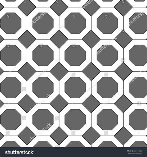 Octagon Pattern Vector Stock Vector Royalty Free 663477925 Shutterstock