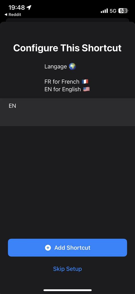 Shortcut Setup Rshortcuts