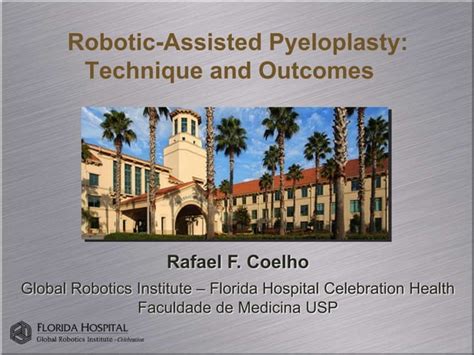 Robotic Assisted Pyeloplasty Ppt