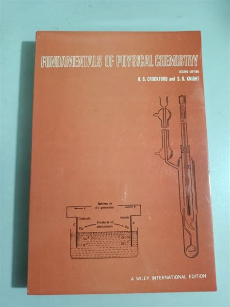 Fundamentals Of Physical Chemistry By Knigth Lazada Ph