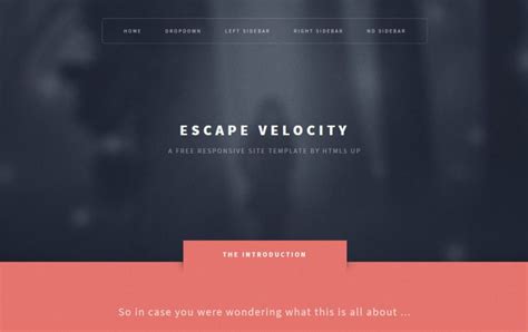 Best Free Responsive HTML CSS Website Templates