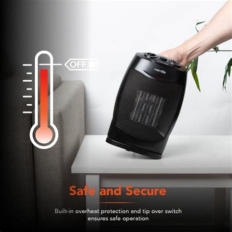 1500w Ceramic Fan Heater Dunelm