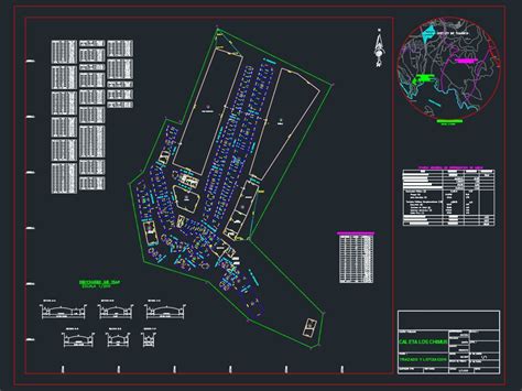 Layout And Subdivision Plan In Autocad Cad 890 98 Kb Bibliocad