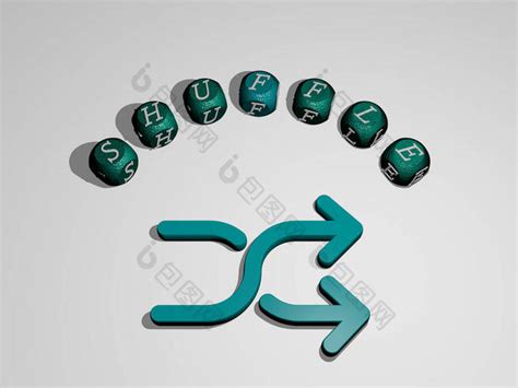 三维表示的与图标上的墙壁和文字排列的金属图片 包图网企业站