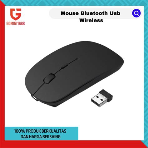 Jual Mouse Bluetooth Usb Wireless Optical Slim Model Tanpa Kabel Colorful Design Pc Laptop