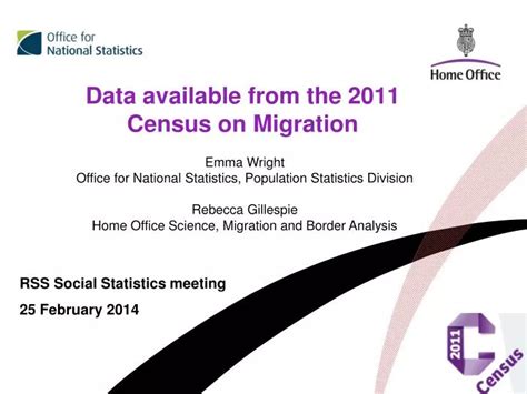 Ppt Data Available From The 2011 Census On Migration Powerpoint