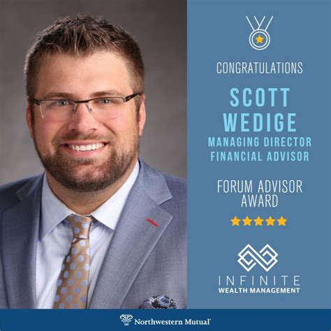 Congratulations To Scott Wedige Who Has Earned The Prestigious Forum