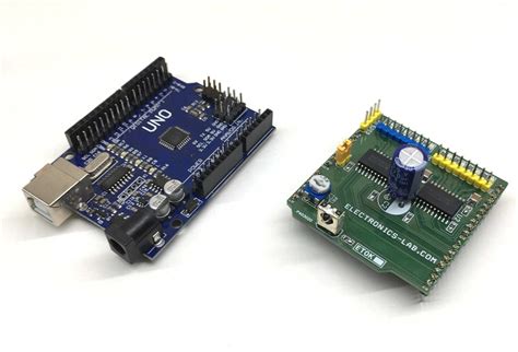 Channel Inductive Load Driver Arduino Shield Electronics Lab Com