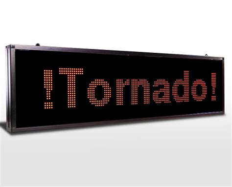 Programmable LED Display For Safety Alerts Visual Communication