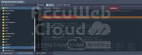 Database Configuration Files In Accuweb Cloud Platform