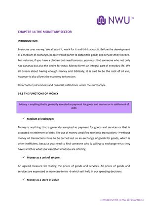Econ Chapter 20 Summary Basic Micro And Macro Economics Chapter 20 Pg 425 To 446 Inflation