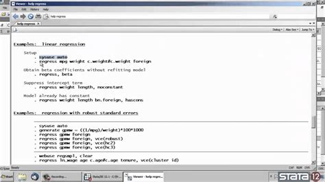 Quick Help In Stata® Youtube