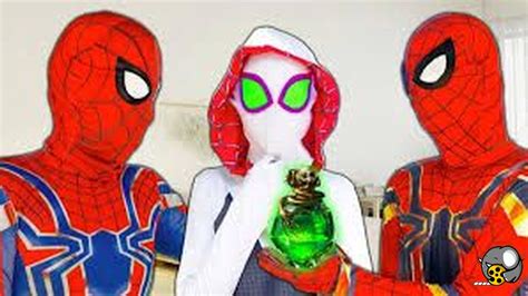 مرد عنکبوتی دختر عنکبوتی گروگان گیری تیم اسپایدرمن ابرقهرمانان فیلو