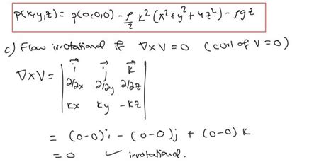 Solved A Proposed Three Dimensional Incompressible Flow Chegg