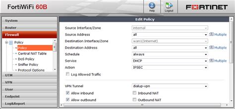 Netexpertise Fortigate Dialup VPN Client Do Not Get DHCP Lease