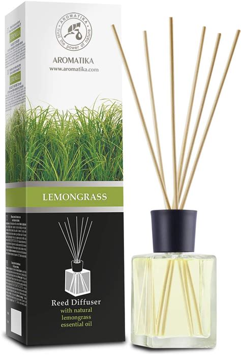 Diffusore Di Fragranza Con Bastoncini Lemongrass 500ml Diffusore Con Olio Essenziale Di