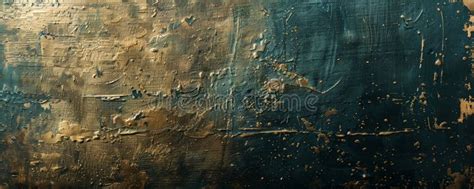 Metallic Background Featuring A Weathered Brass Texture With Rich