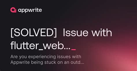 Solved Issue With Flutterwebauth2 Unresolved Reference To