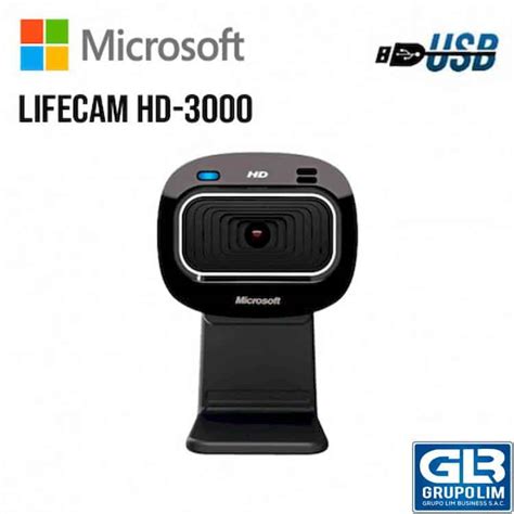 Web Cam Microsoft Lifecam Hd 3000 Grupo Lim