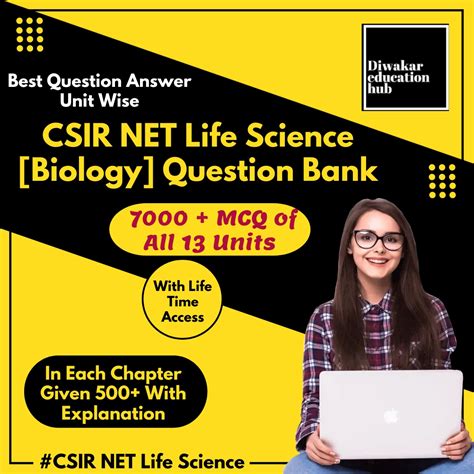Csir Ugc Net Life Science Biology Practice Set Question Answer 7500