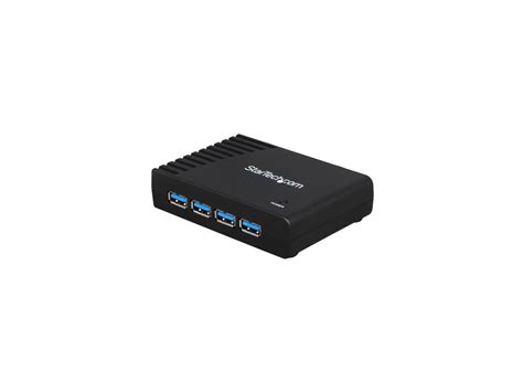 StarTech Com ST4300USB3 4 Port USB 3 0 Hub 4 X SuperSpeed USB 3 0 Black Compact USB 3