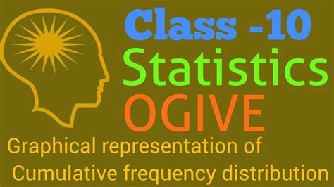 Graphical Representation Of Cumulative Frequency Distribution Ogive