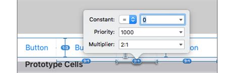 Ios How Do I Use Storyboard Aspect Ratio To Set Buttons With Equal With Automatically Stack