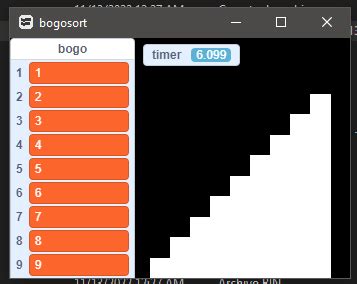 I Made A Bogosorting Algorithm That Completed The Task In 4 Seconds It Does 240 Checks Per