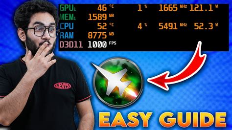 How To Display Gaming Fps Temperature Cpu Gpu Usage Like A Pro Msi