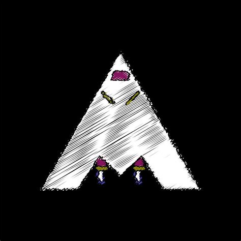 플랫 음영 스타일 아이콘 스텔스 스트라이크 항공기 벡터 Eps Ai Uidownload