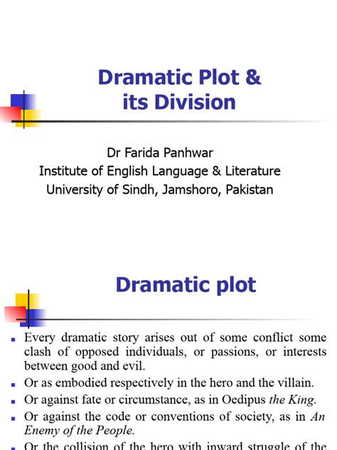 Plot And Its Division Pdf Plot Narrative