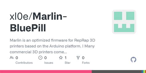 github xl0e marlin bluepill marlin is an optimized firmware for
