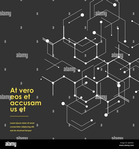 Connection Structure On Vector Science Background Abstract Polygonal
